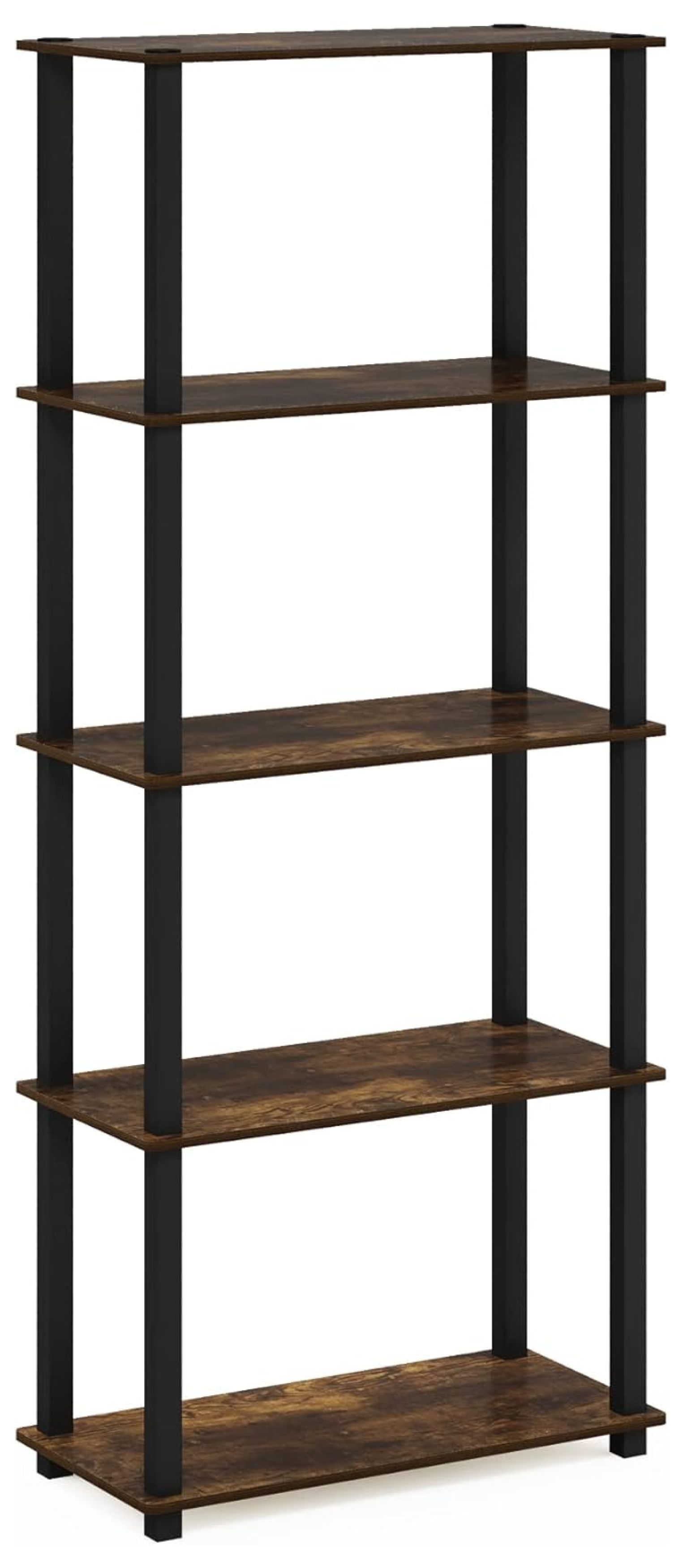 Turn-S-Tube 5-Tier Multipurpose Shelf Display Rack with Square Tubes ...