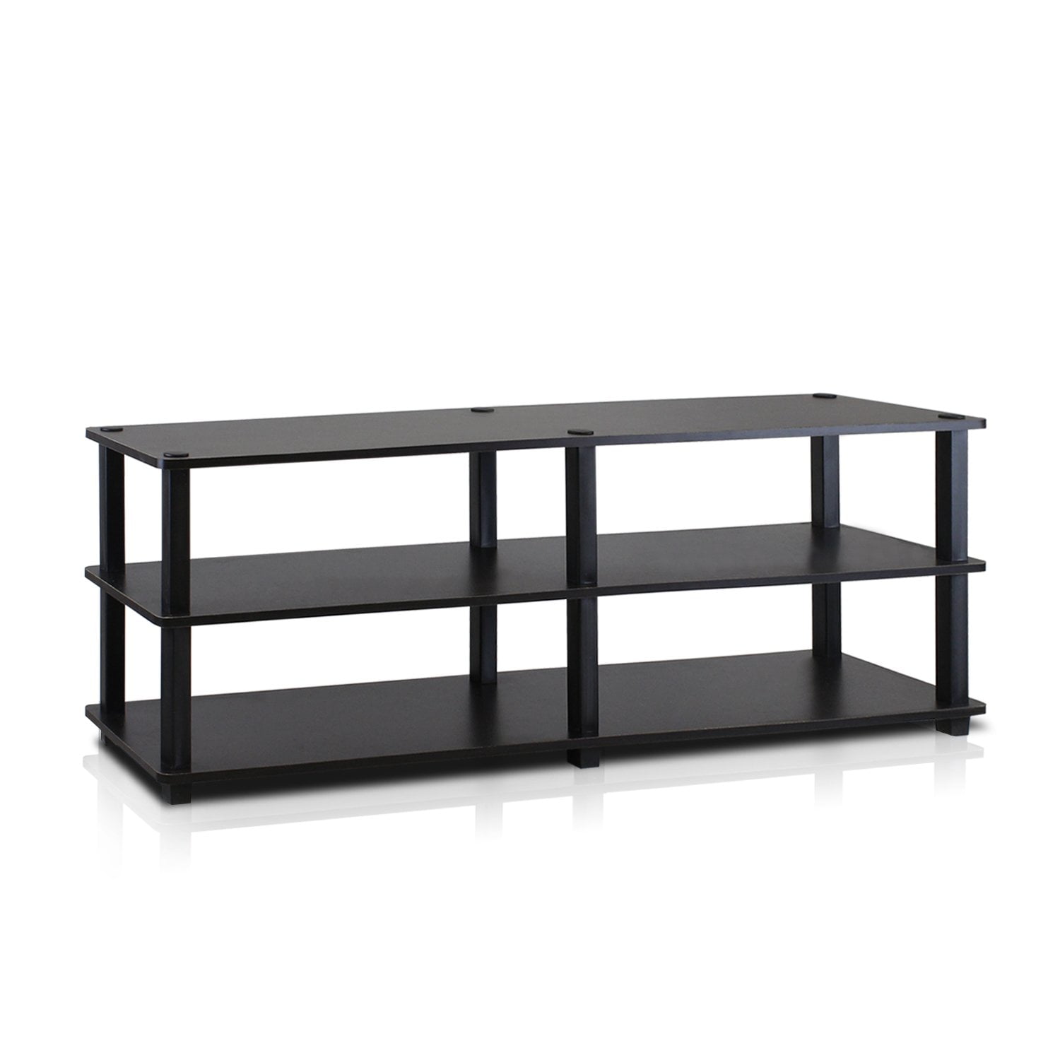 Turn-S-Tube Easy Assembly TV Stand, 3-Tier Entertainment Center with ...