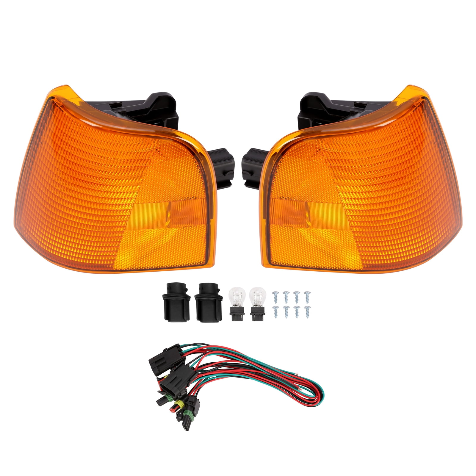 Turn Signal Corner Lights Driver & Passenger Lamps For Peterbilt 375 ...