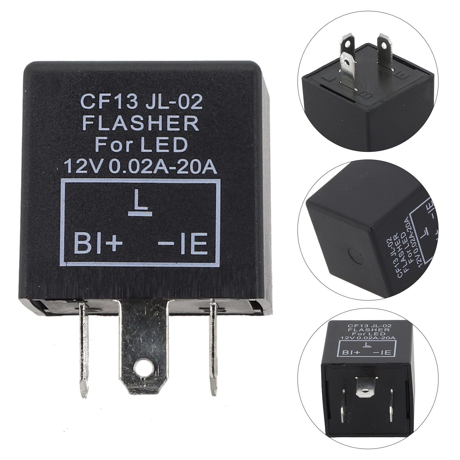 Turn Signal Fix 3 Pin LED Flasher Relay for Reliable Performance and ...
