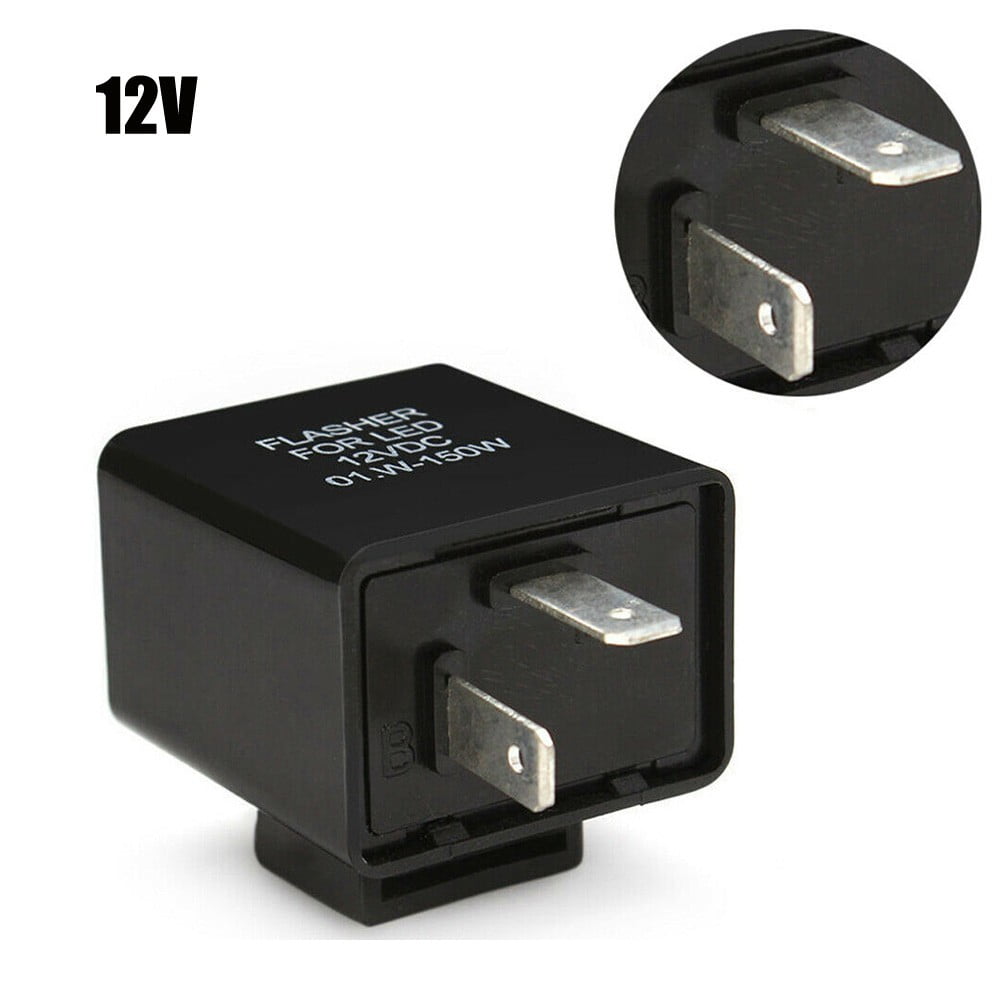 Turn Signal Indicator Relay Flasher Relay Motorcycle Plastic + Metal ...