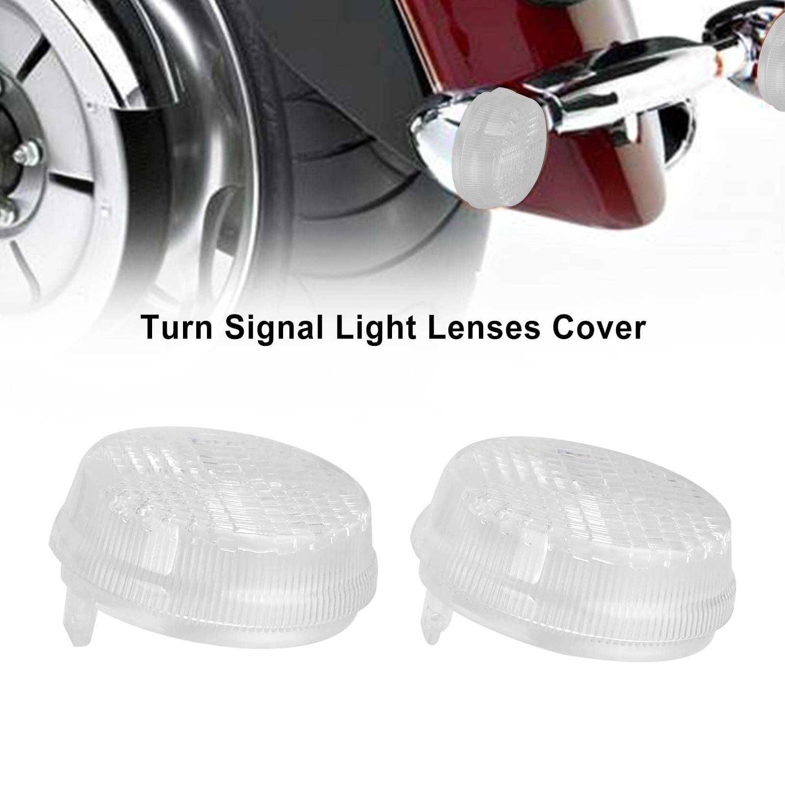 Turn Signal Light Lenses Cover For Honda Shadow Spirit VT750 Vulcan VN ...
