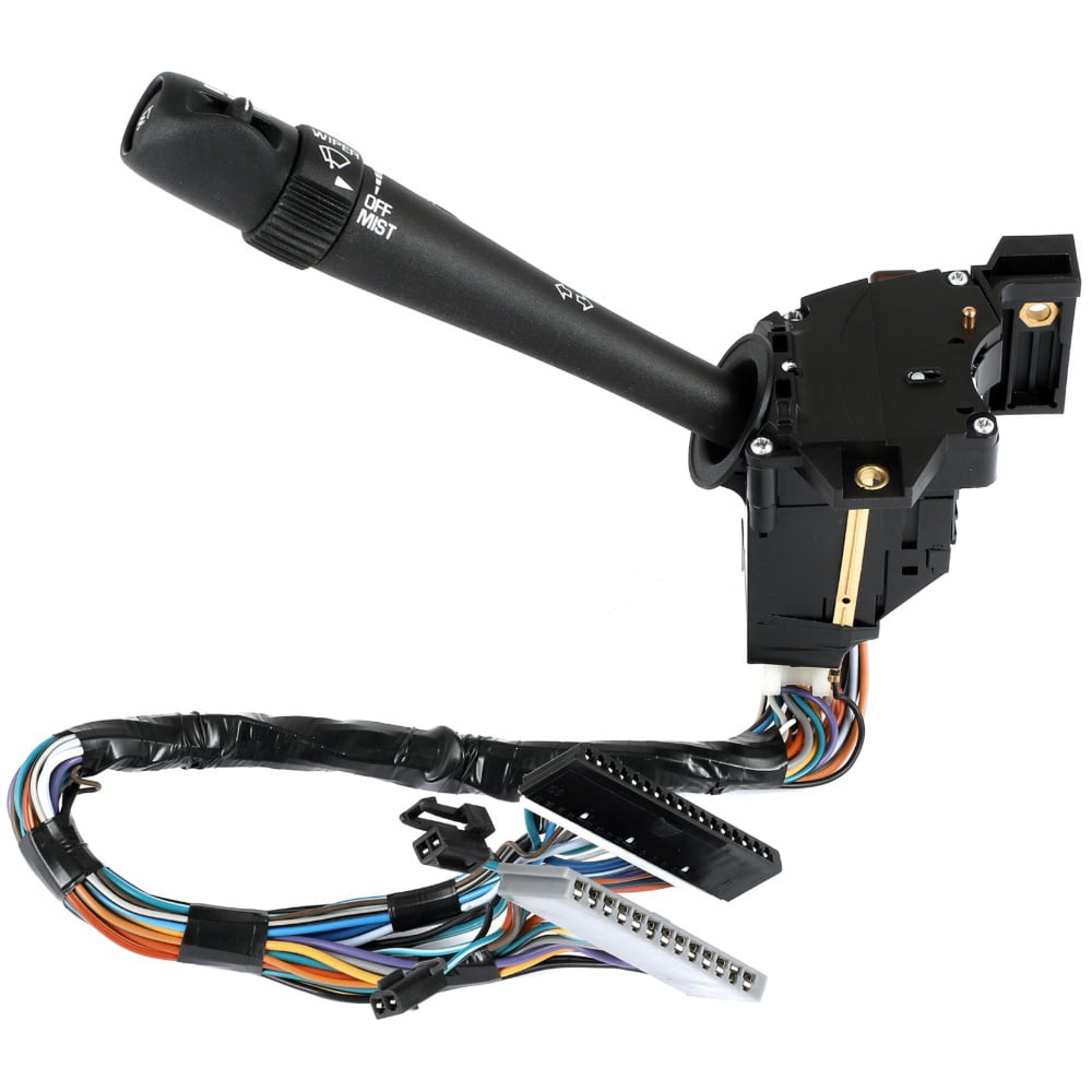 Turn Signal Switch with Combination Control - Black, Female Connector ...