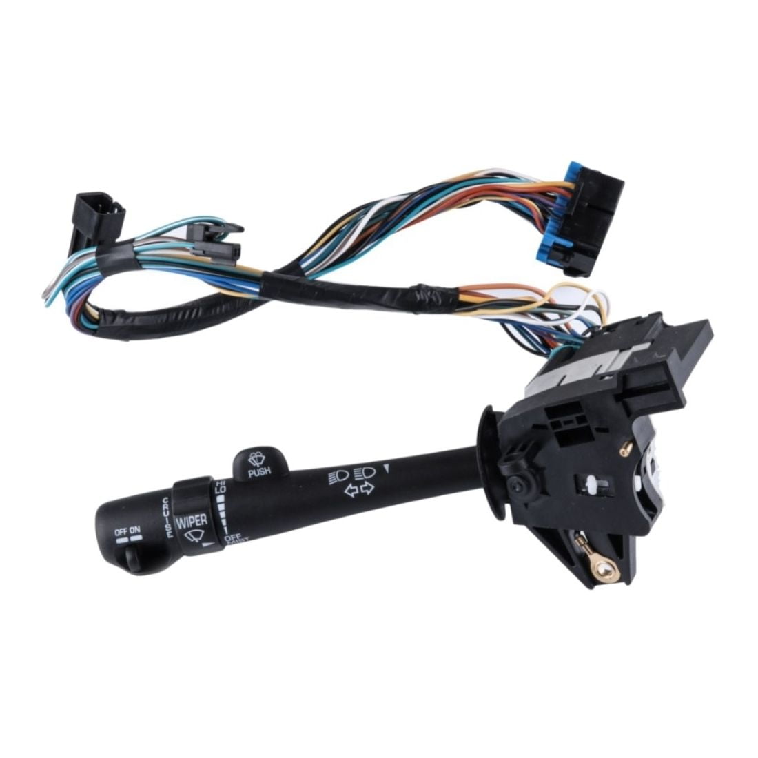 Turn Signal Wiper Switch - Black Plastic Housing with Female Connector ...