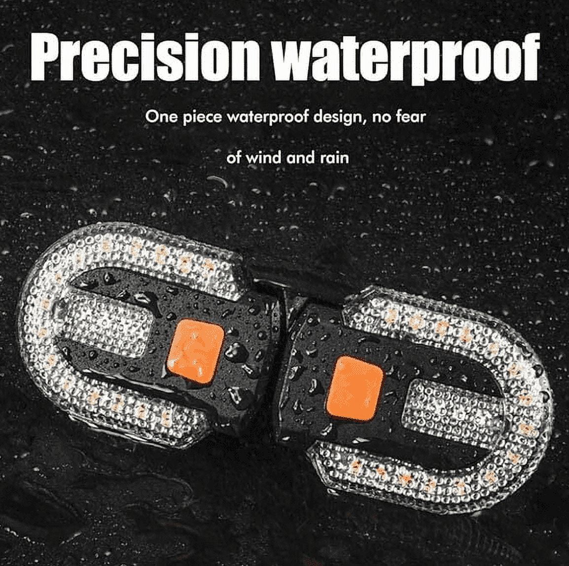 Turn Signals for Bicycles with Alarm, USB Charging Remote Control Split ...