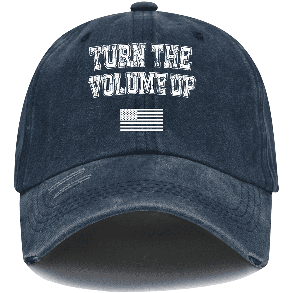Turn The Volume Up Cap, Turn The Volume Up Hat, Unisex-Adult Baseball ...