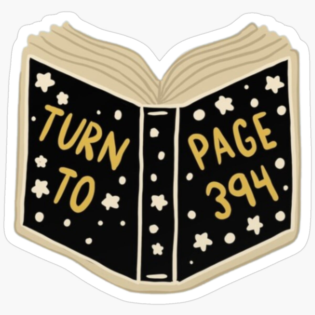 Turn To Page Sticker. Gift For You - Decorate Laptops, Water Bottles ...