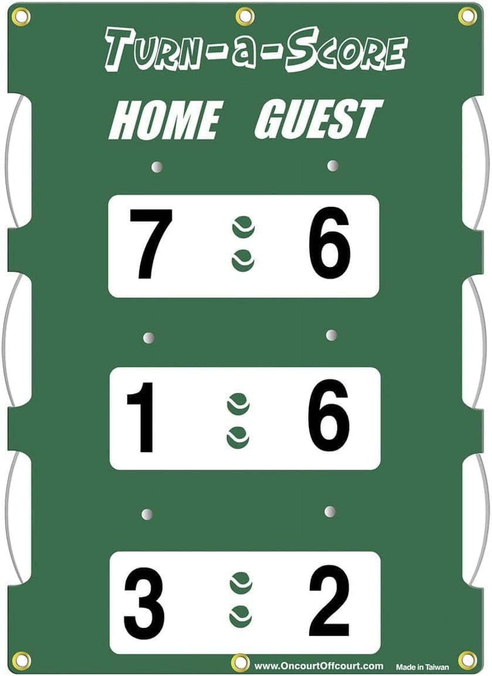 Turn-a-Score - Tennis Score Keeper/Attaches to Net/New UV Protection ...
