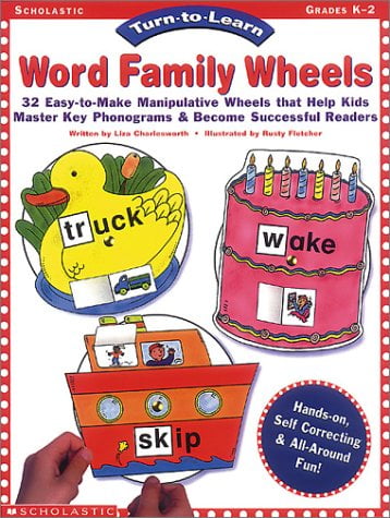 Pre-Owned Turn-to-Learn: Word Family Wheels (Grades PreK-2) (Paperback ...