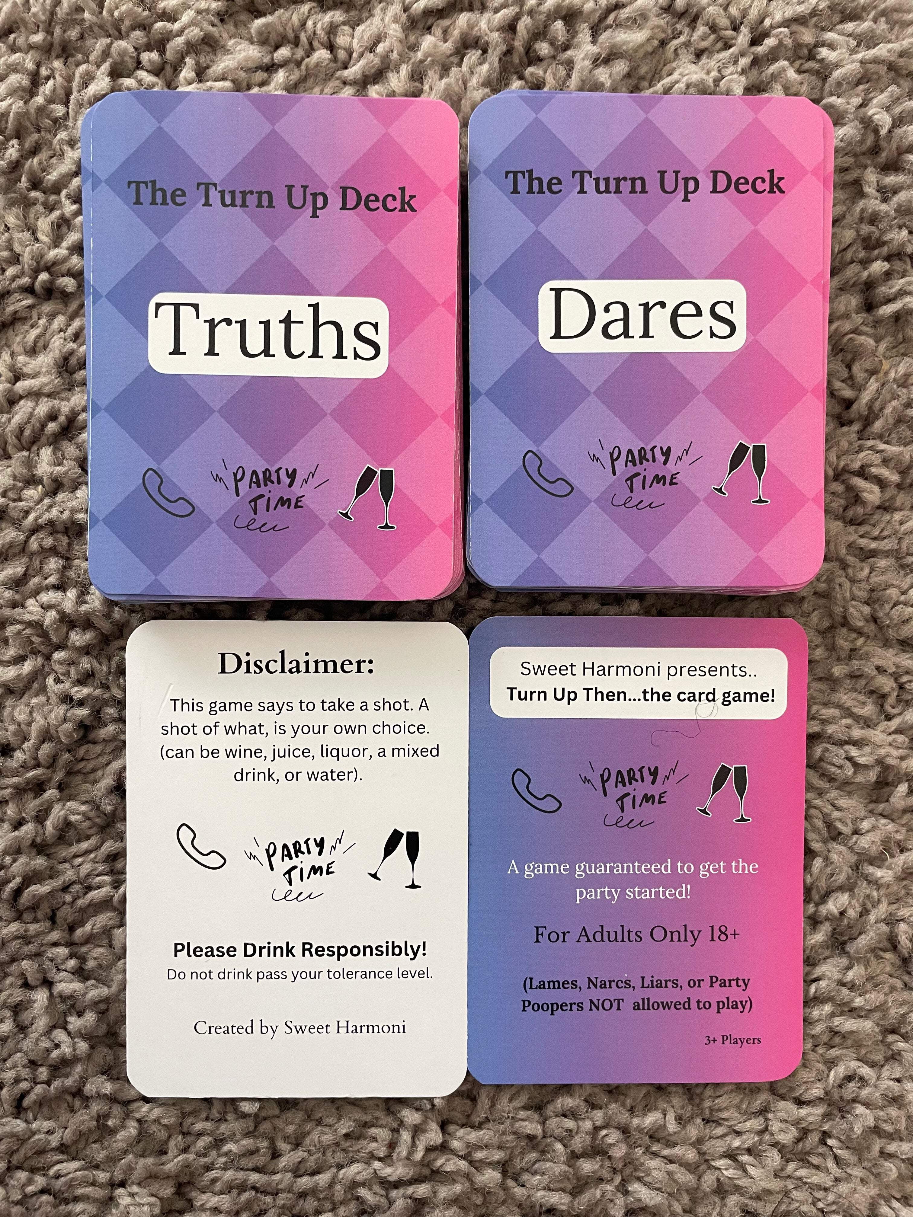 Turn up Then...the Adult Truth or Dare Card Game! - Walmart.com