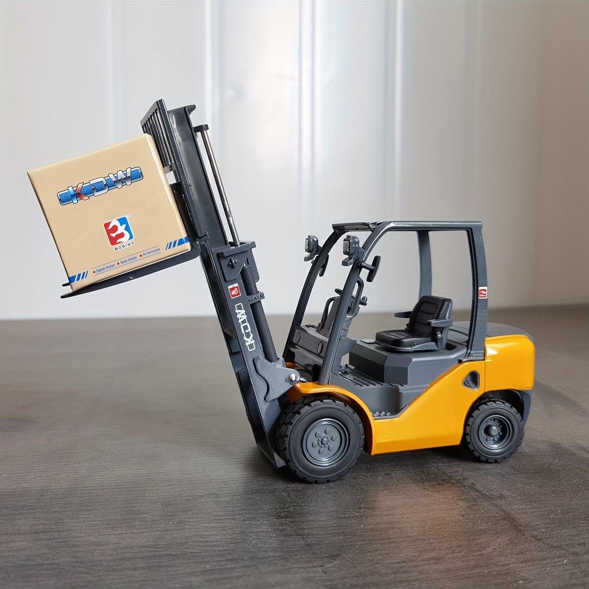 Turnable Alloy Forklift Model 1:20 - Multi-Joint Movable - Engineering ...