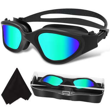 LILYCHAN 2 Pack Unisex Adult Swimming Goggles, Anti-fog UV Protection ...