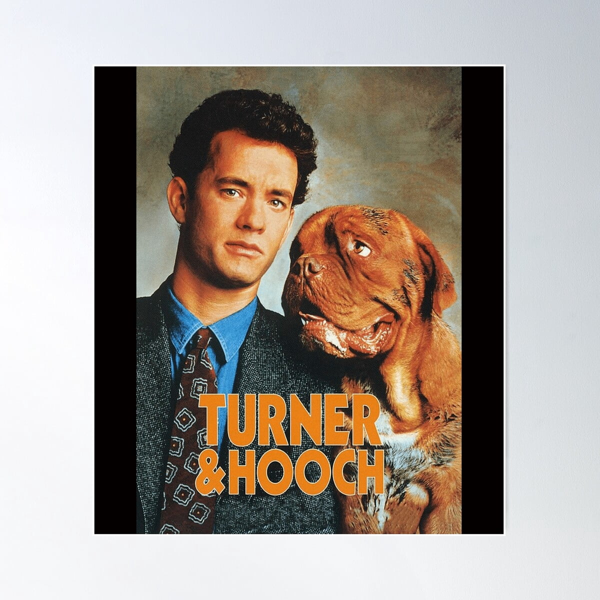 Turner And Hooch Poster Wall Art, Modern Wall Decor For Living Room ...