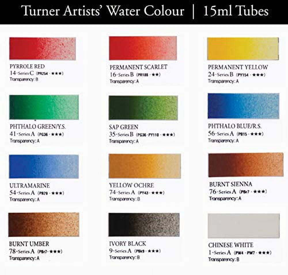 Turner Colour Works - Paint Set Professional Artists' High Pigment ...