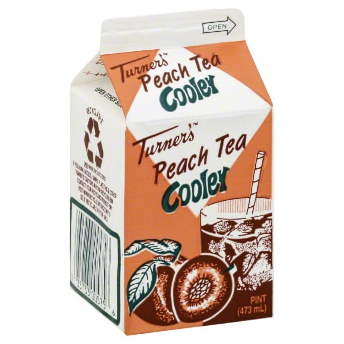 Turner Dairy Farms Turner's Peach Iced Tea Pint - Walmart.com