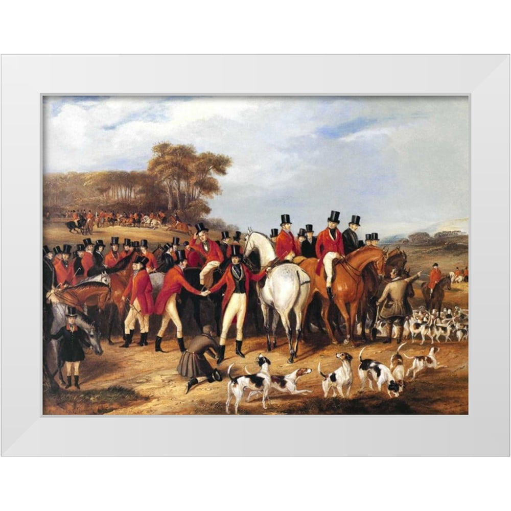 Turner, Francis Calcraft 32x25 White Modern Wood Framed Museum Art ...