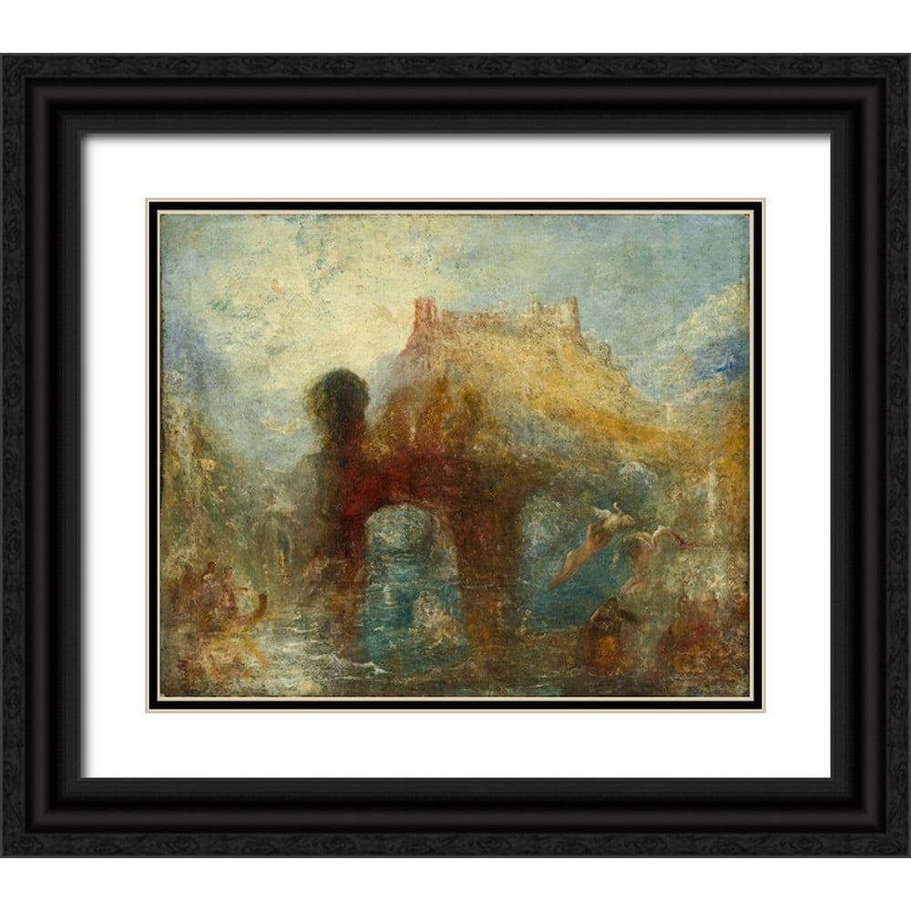 Turner, Joseph Mallord William 31x26 Black Ornate Wood Framed with ...