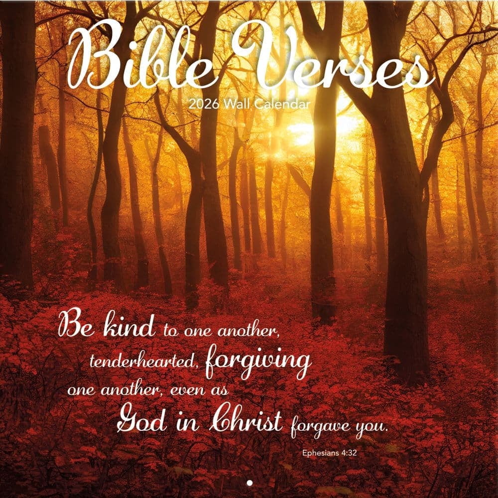 Turner Licensing, Bible Verses Photo 2026 Wall Calendar, 12'' X 12 ...