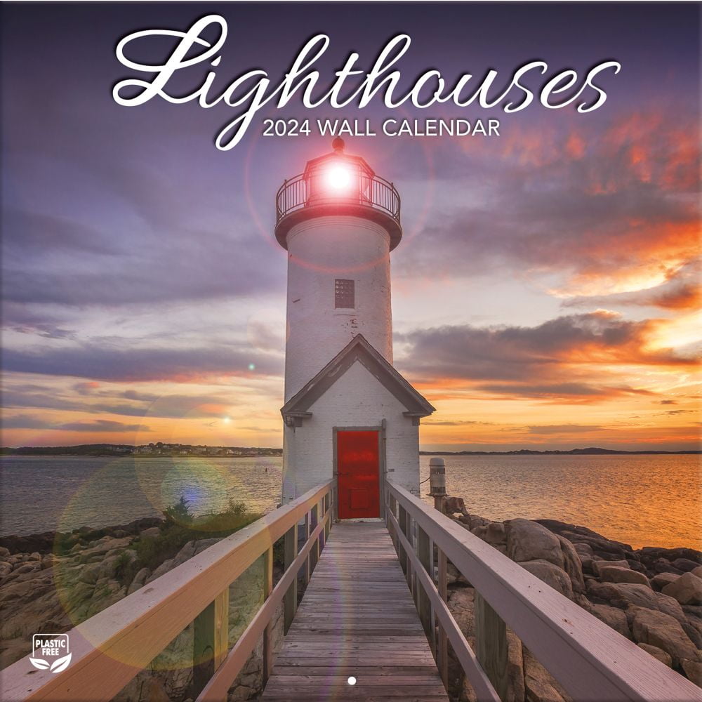 Turner Licensing, Lighthouses 2024 Wall Calendar, Photographic Premium Calendars - Walmart.com