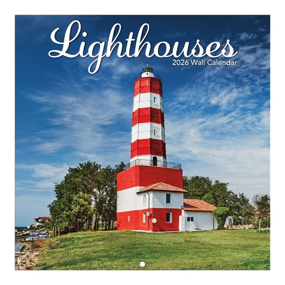 Turner Licensing, Lighthouses Photo 2026 Mini Wall Calendar, 7'' X 7 ...