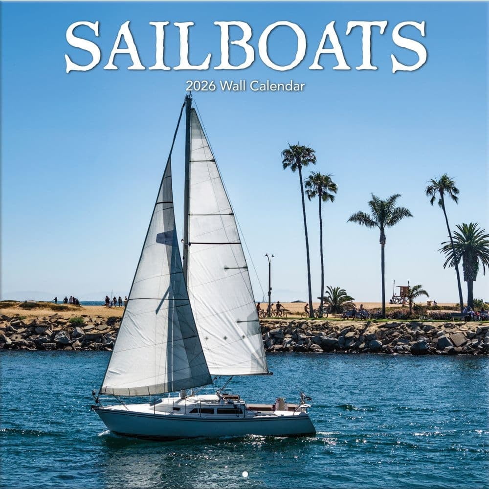 Turner Licensing, Sailboats 2026 Wall Calendar, 12'' X 12'', 12-Month ...