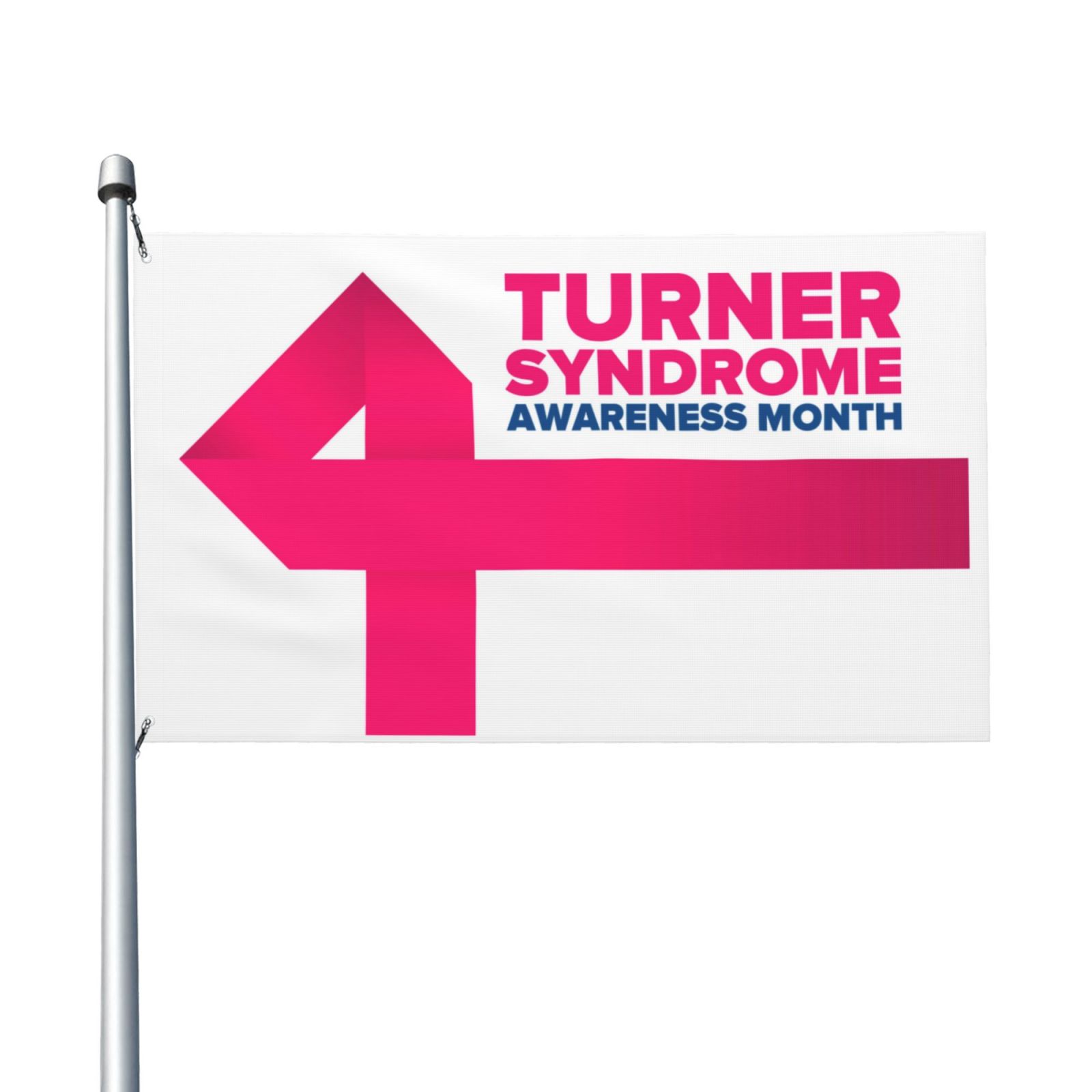 Turner Syndrome Awareness MonthFlag 3x5ft Double-Sided Design Suitable For Outdoor Decoration ...