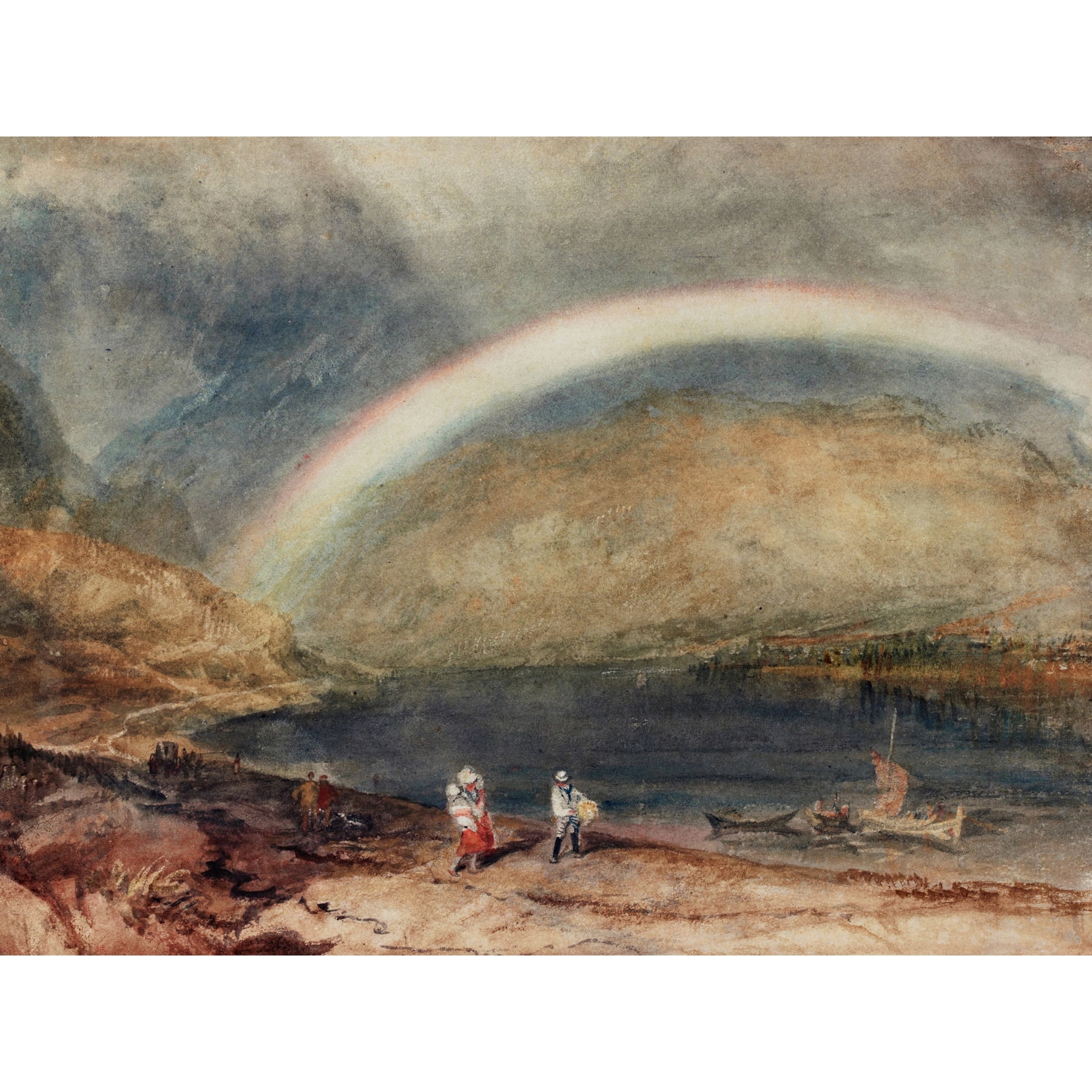 Turner The Rainbow Osterspai And Filsen Extra Large Art Print Wall ...