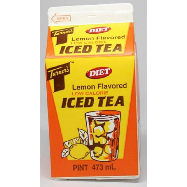Turner's Low Calorie Lemon Flavored Iced Tea, 1 Pint - Walmart.com