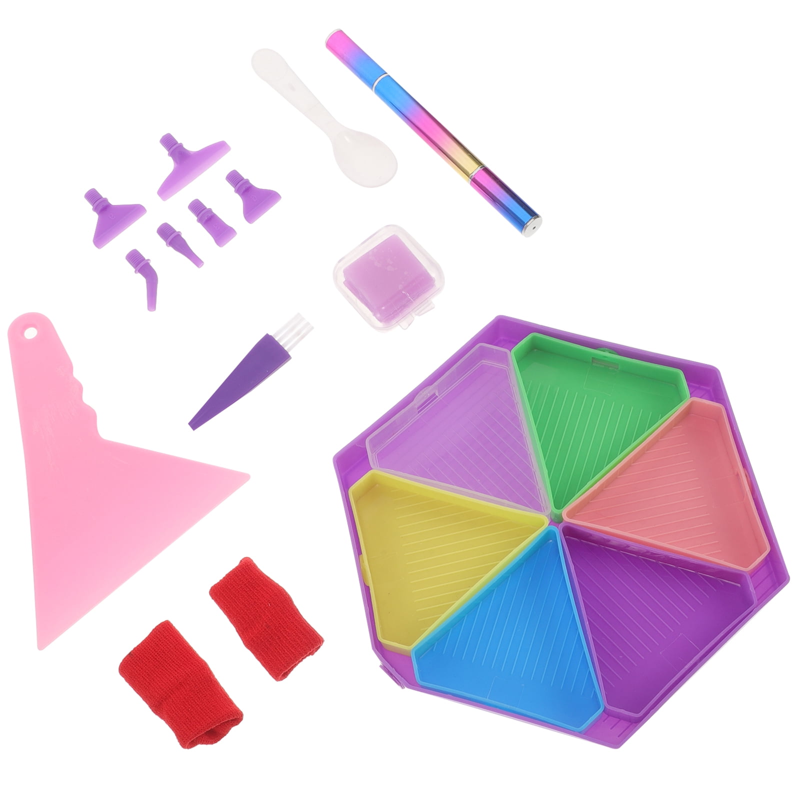 Turning Disc Bead Sorting Trays Manicure Tools Nails Art Accessories ...