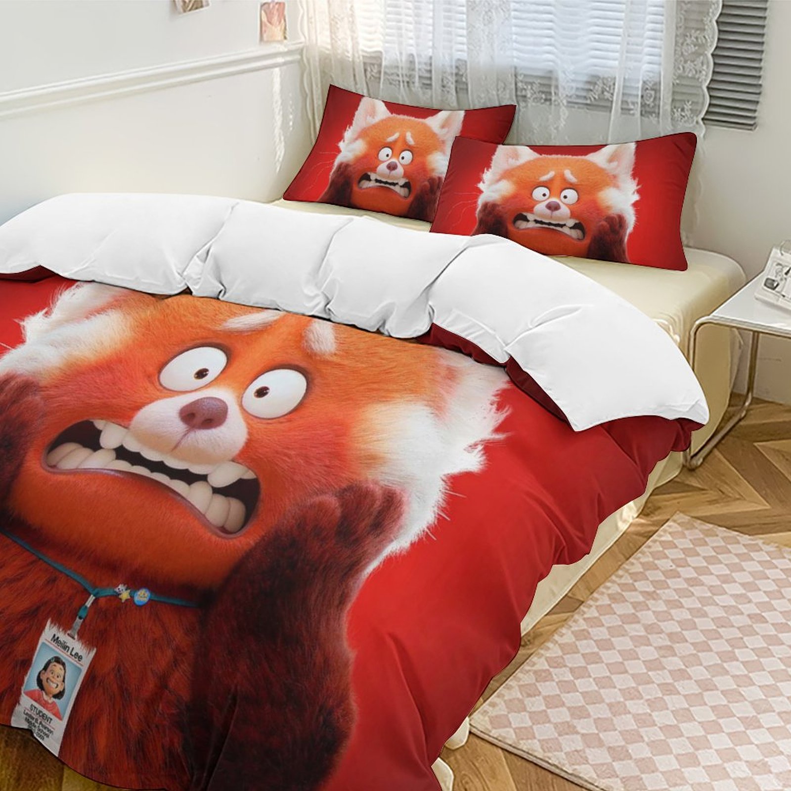 Turning R-e 3 Piece Comforter Bedding 1 Set Super Soft Quilt Cover with ...