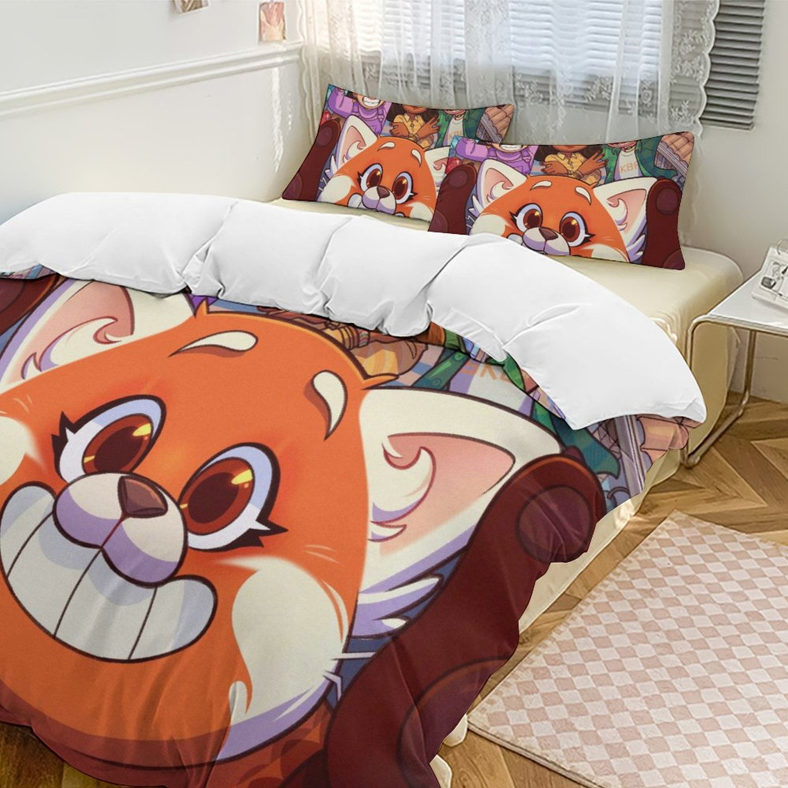 Turning R-e 3 Piece Comforter Bedding 1 Set Super Soft Quilt Cover with ...