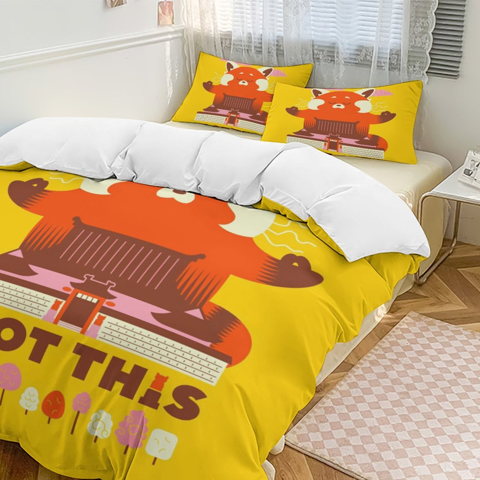 Turning R-e 3 Piece Comforter Bedding 1 Set Super Soft Quilt Cover with ...