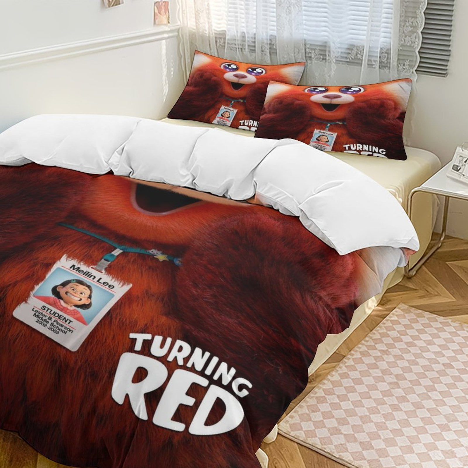Turning R-e 3 Piece Comforter Bedding 1 Set Super Soft Quilt Cover with ...