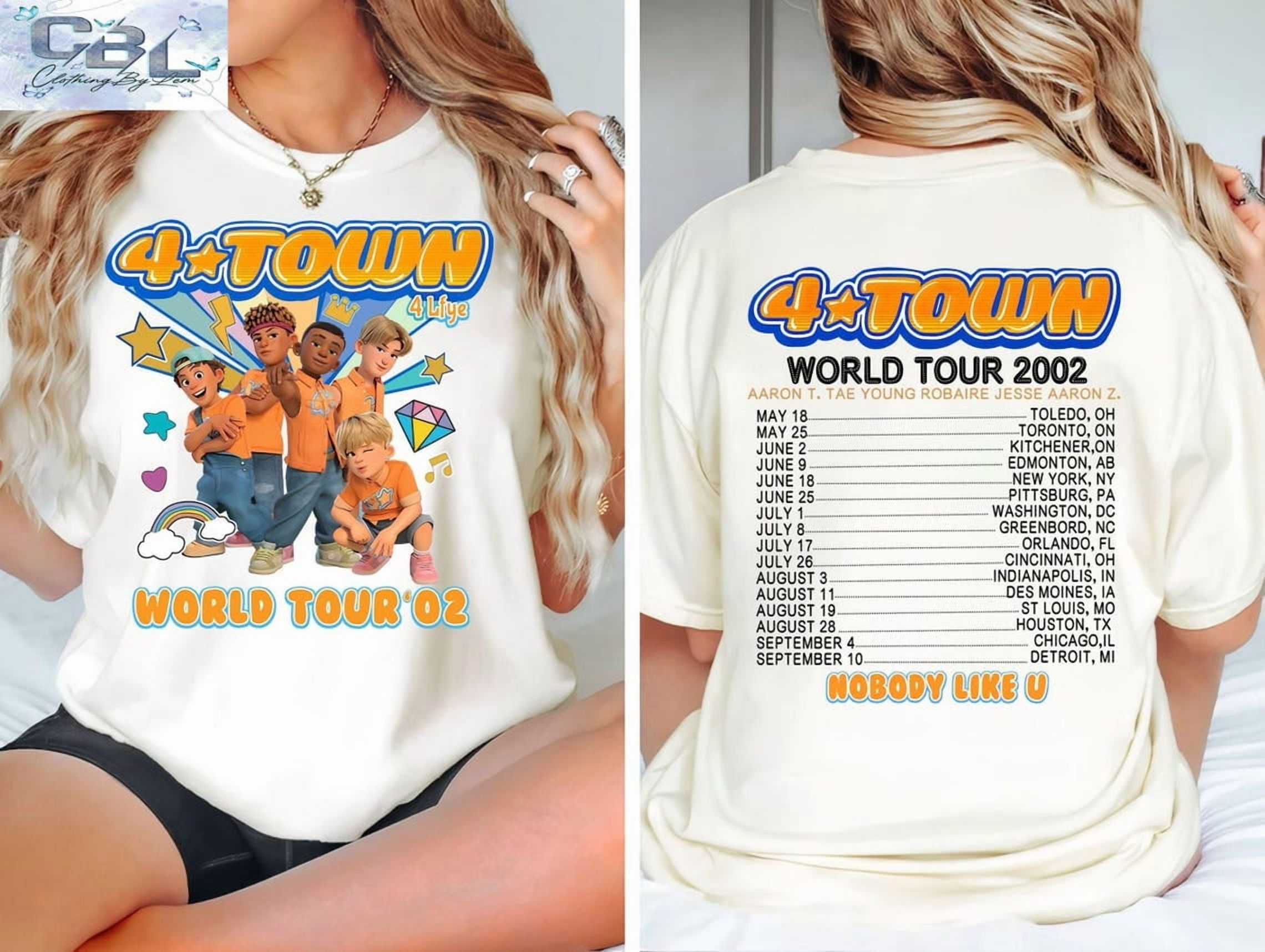 Turning Red 4 Town 2002 Tour Shirt, Turning Red Pixar Shirt, Disney ...