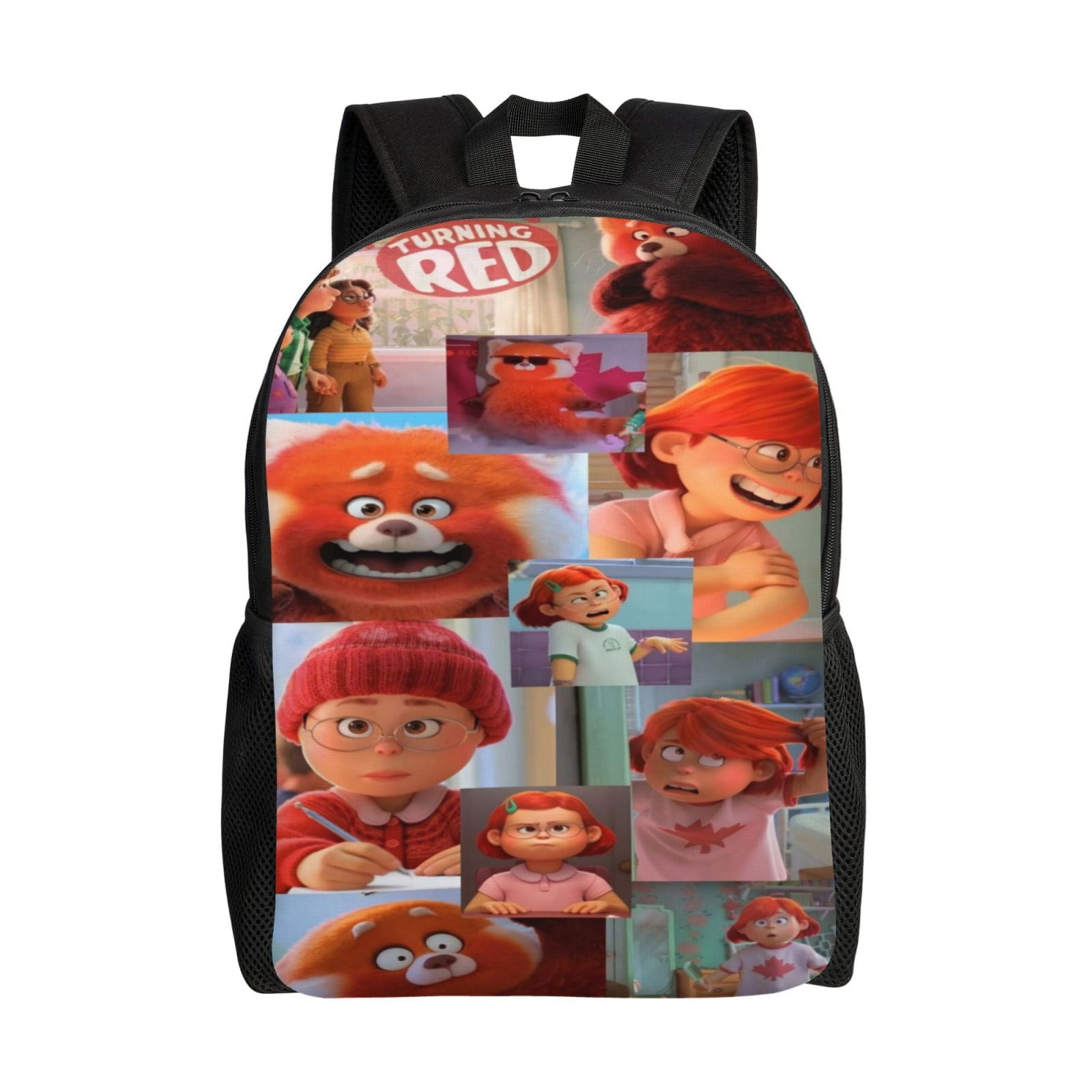 Turning Red Backpack, 3D Printed Cartoon Laptop Bag Bookbag ...