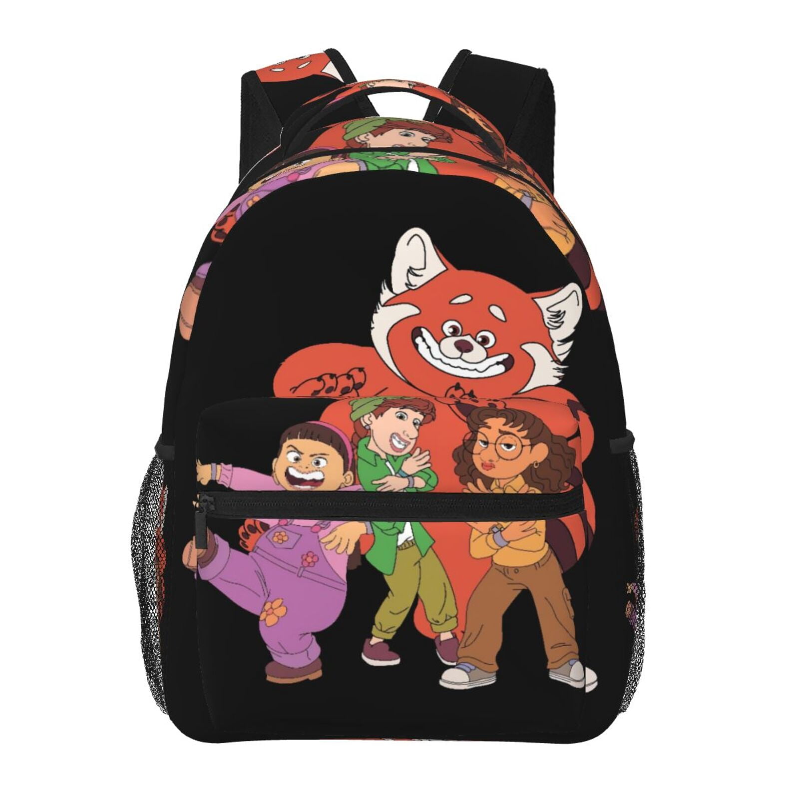 Turning Red Backpack Cartoon Lightweight Laptop Bookbag College Travel ...