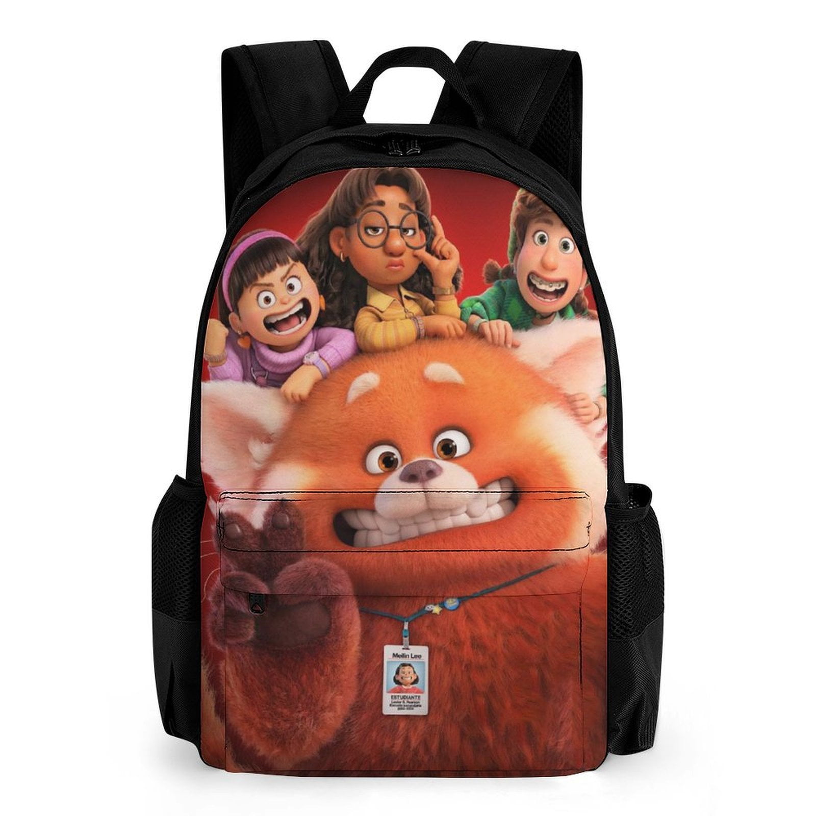 Turning Red Backpack Student Satchel Schoolbag Bookbag Laptop Bag ...
