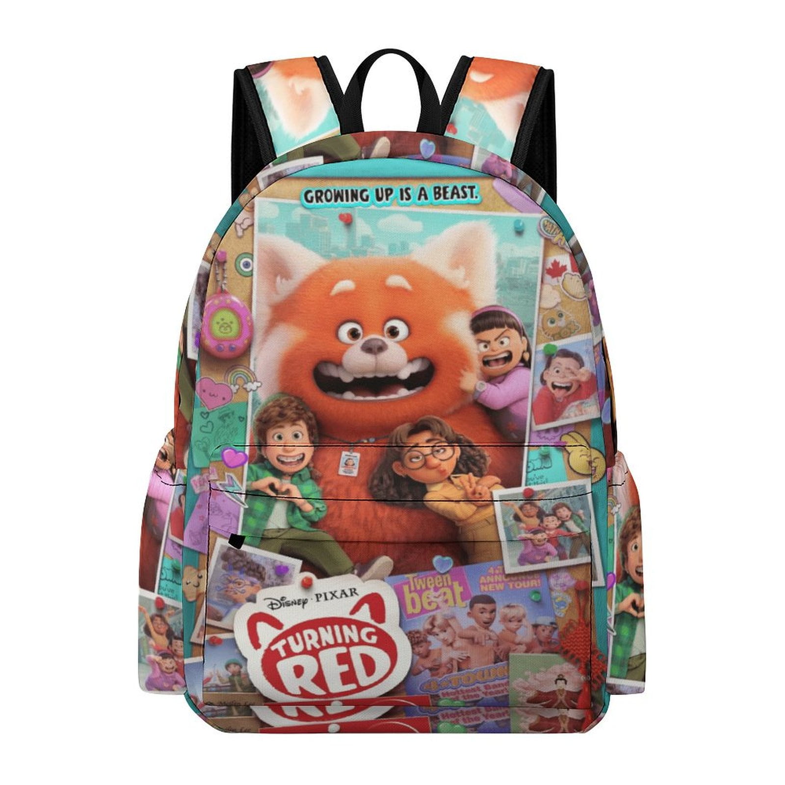 Turning Red Backpacks Lightweight Bookbags Casual Daypack For Travel ...