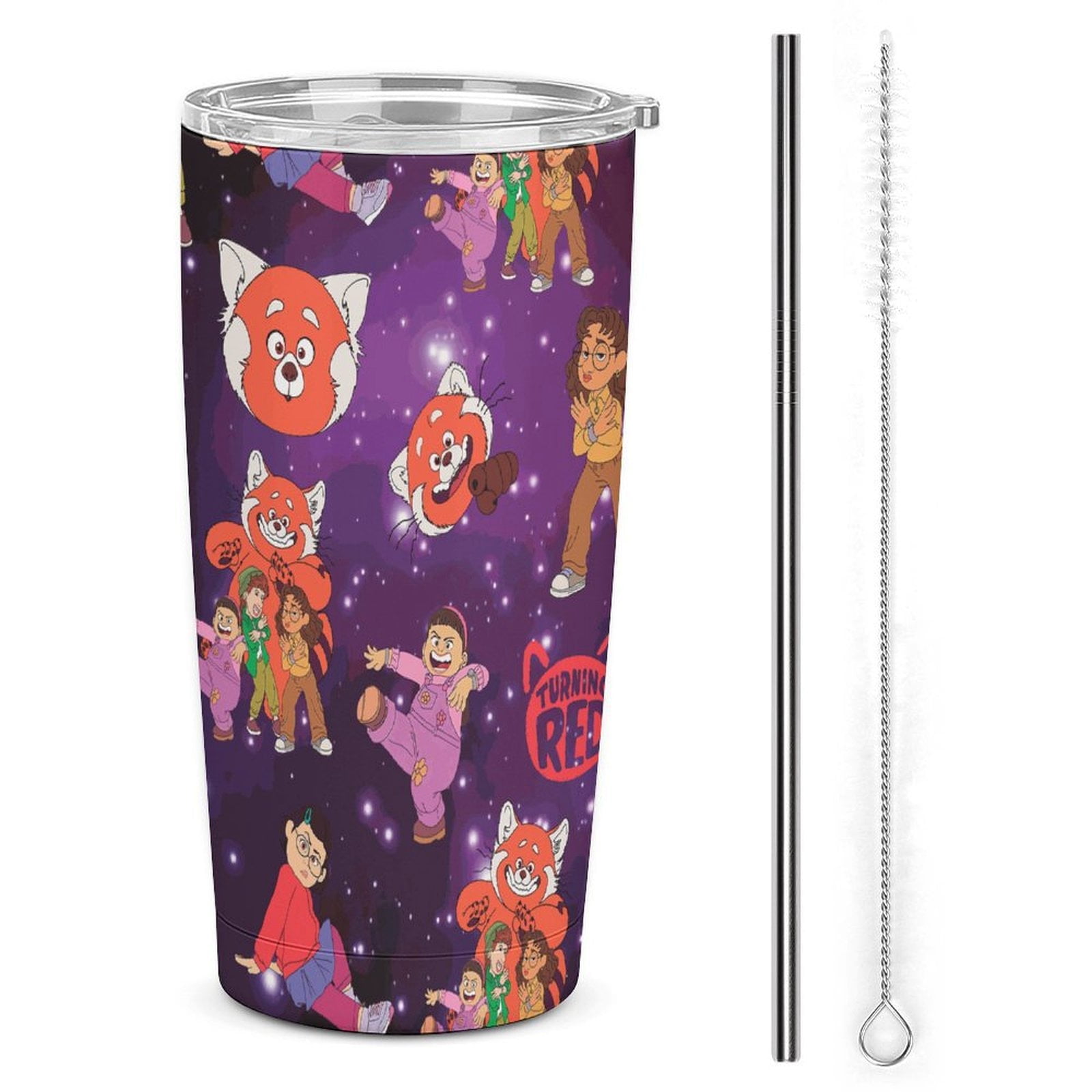 Turning Red Cartoon car stainless steel travel mug - Walmart.com