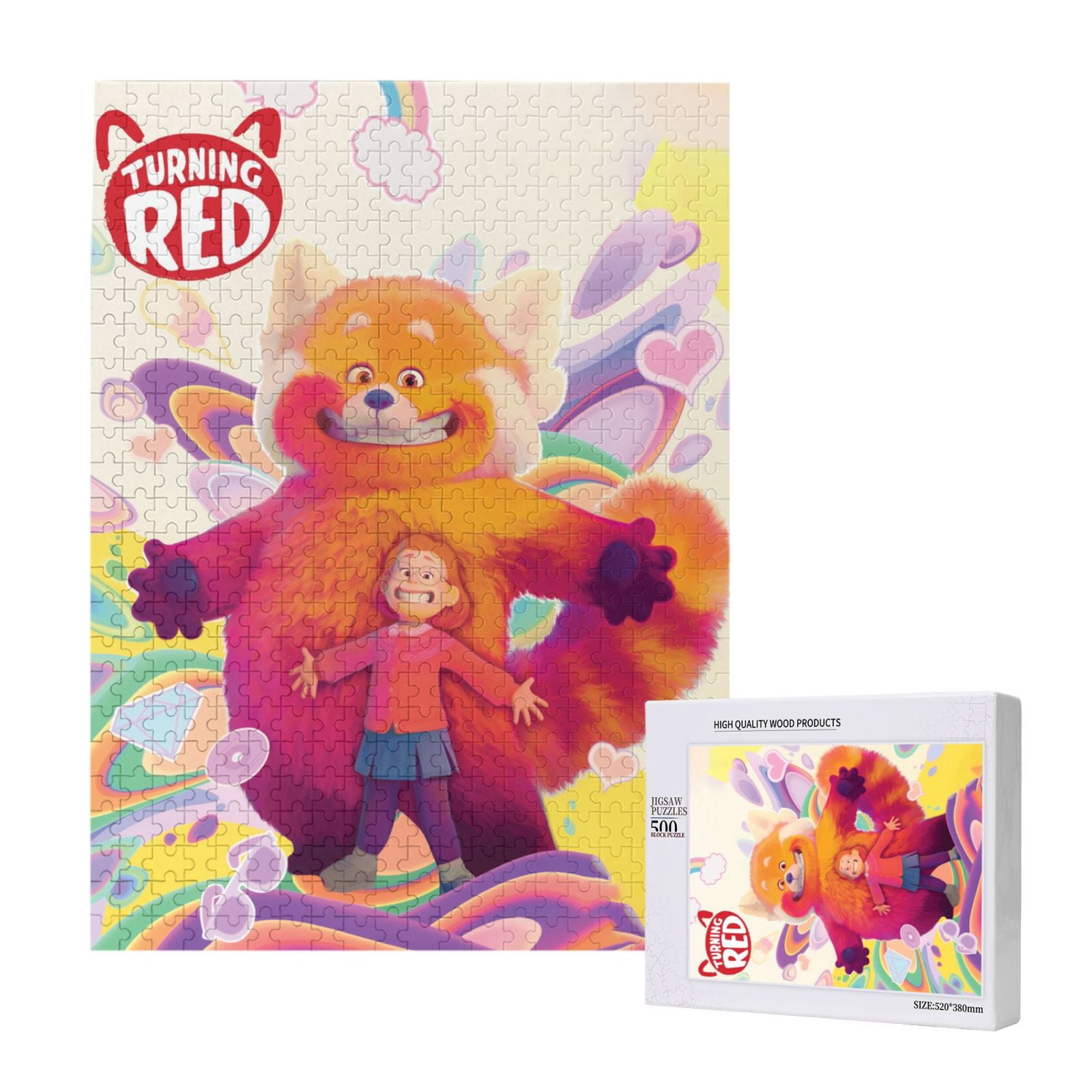 Turning Red Jigsaw Puzzle 300 500 1000 Piece Colorful Puzzles Gifts for ...