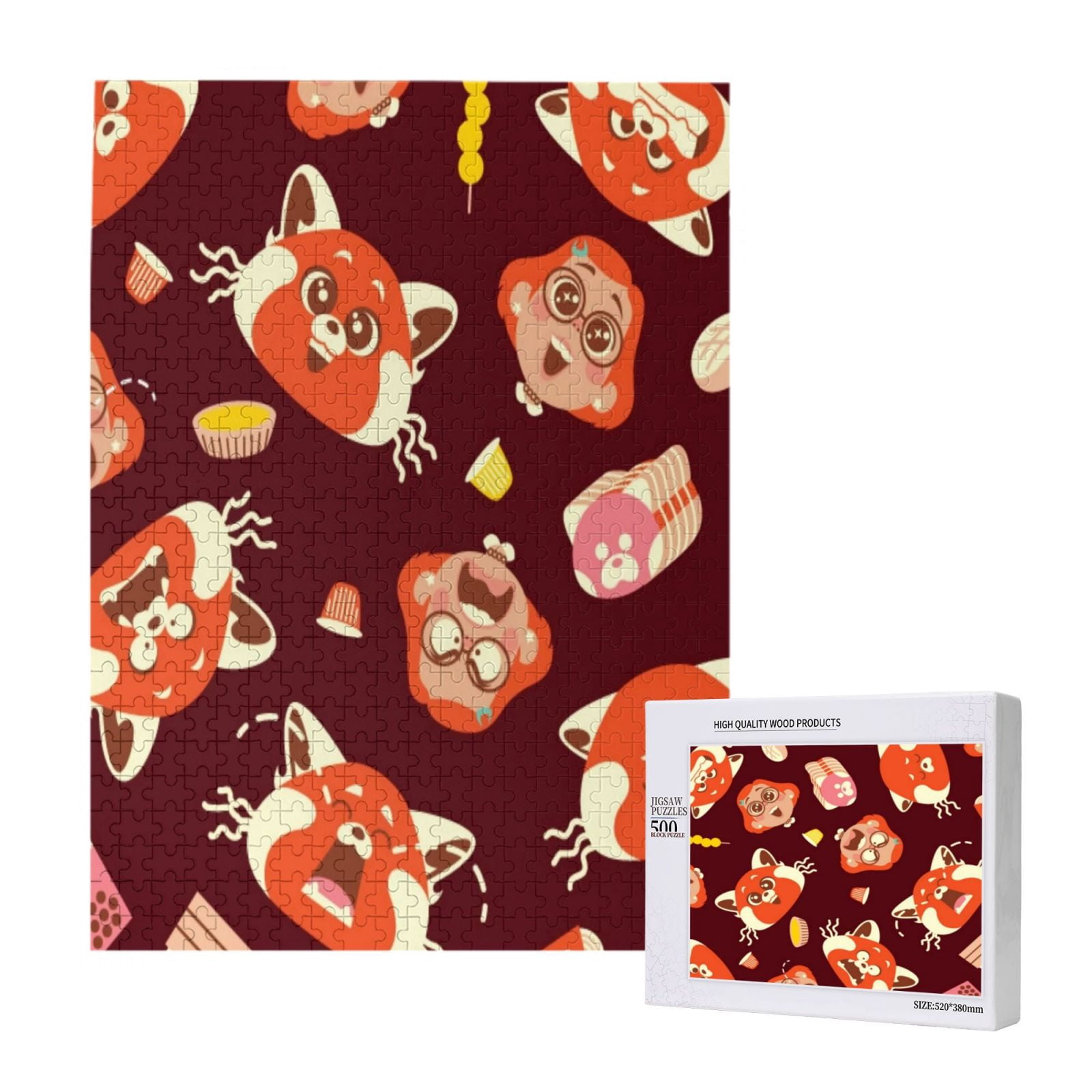 Turning Red Jigsaw Puzzle 300 500 1000 Piece Colorful Puzzles Gifts for ...