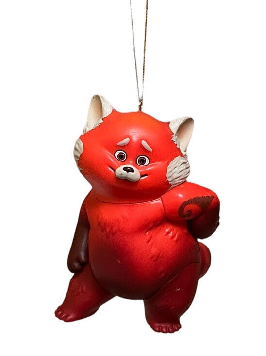 Turning Red Mei Dancing Red Panda Ornament 4” PVC Figure Figurine Charm ...