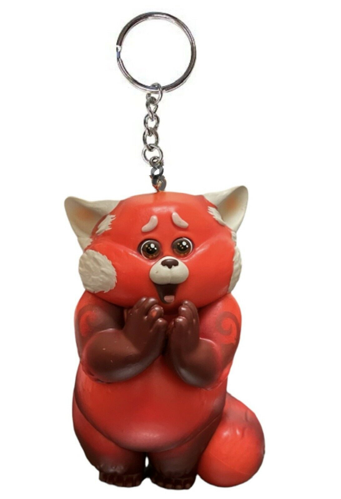Turning Red Mei as Excited Red Panda Key Ring Keychain PVC Figure ...