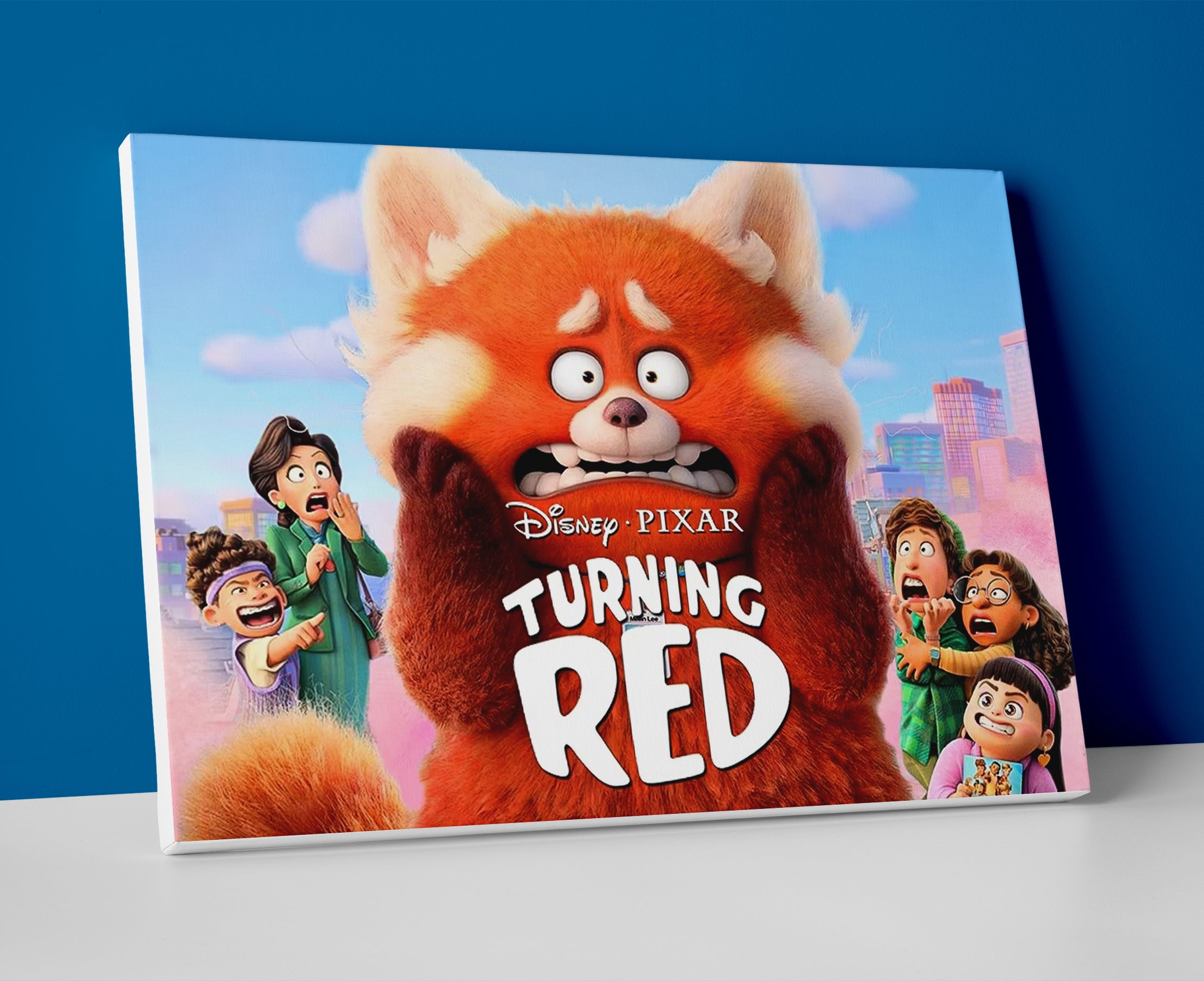 Turning Red Movie Poster or Wrapped Canvas - Walmart.com