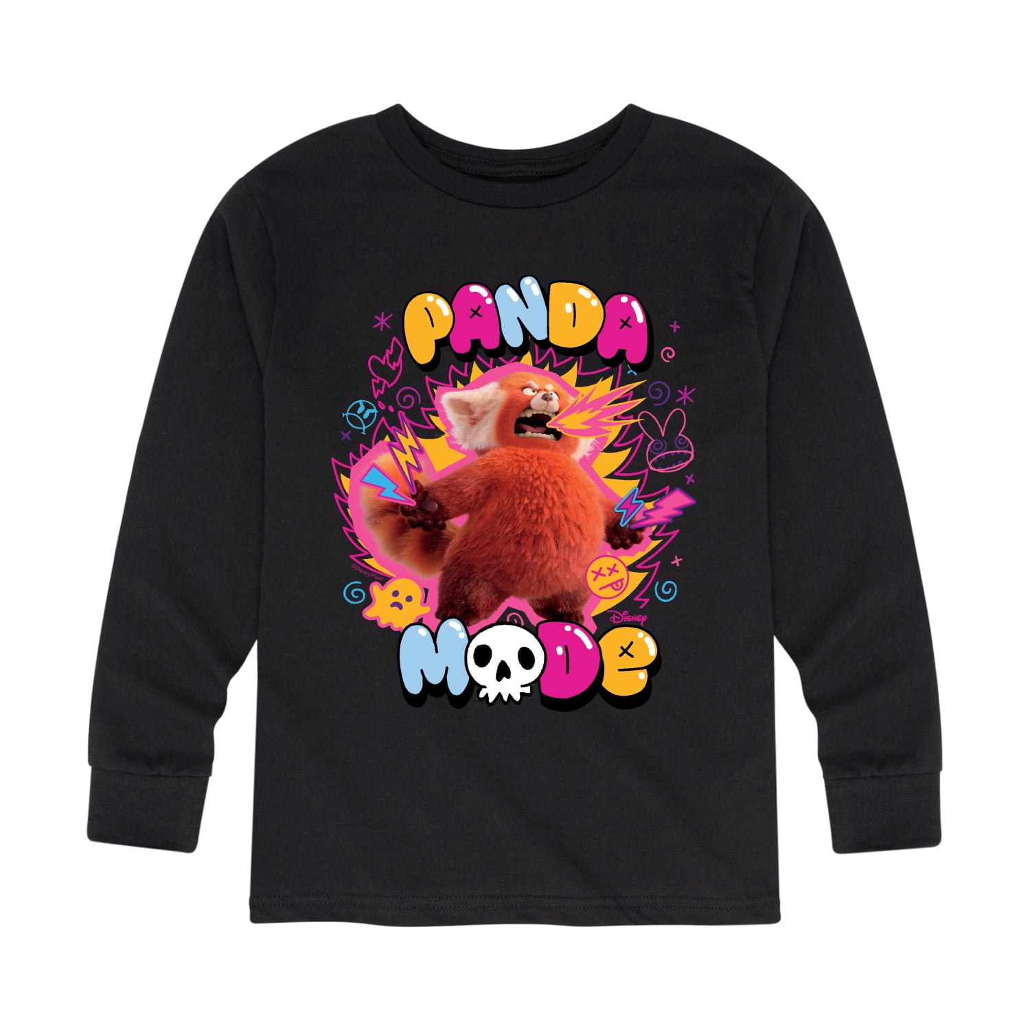 Turning Red - Panda Mode - Youth Long Sleeve Graphic T-Shirt - Walmart.com