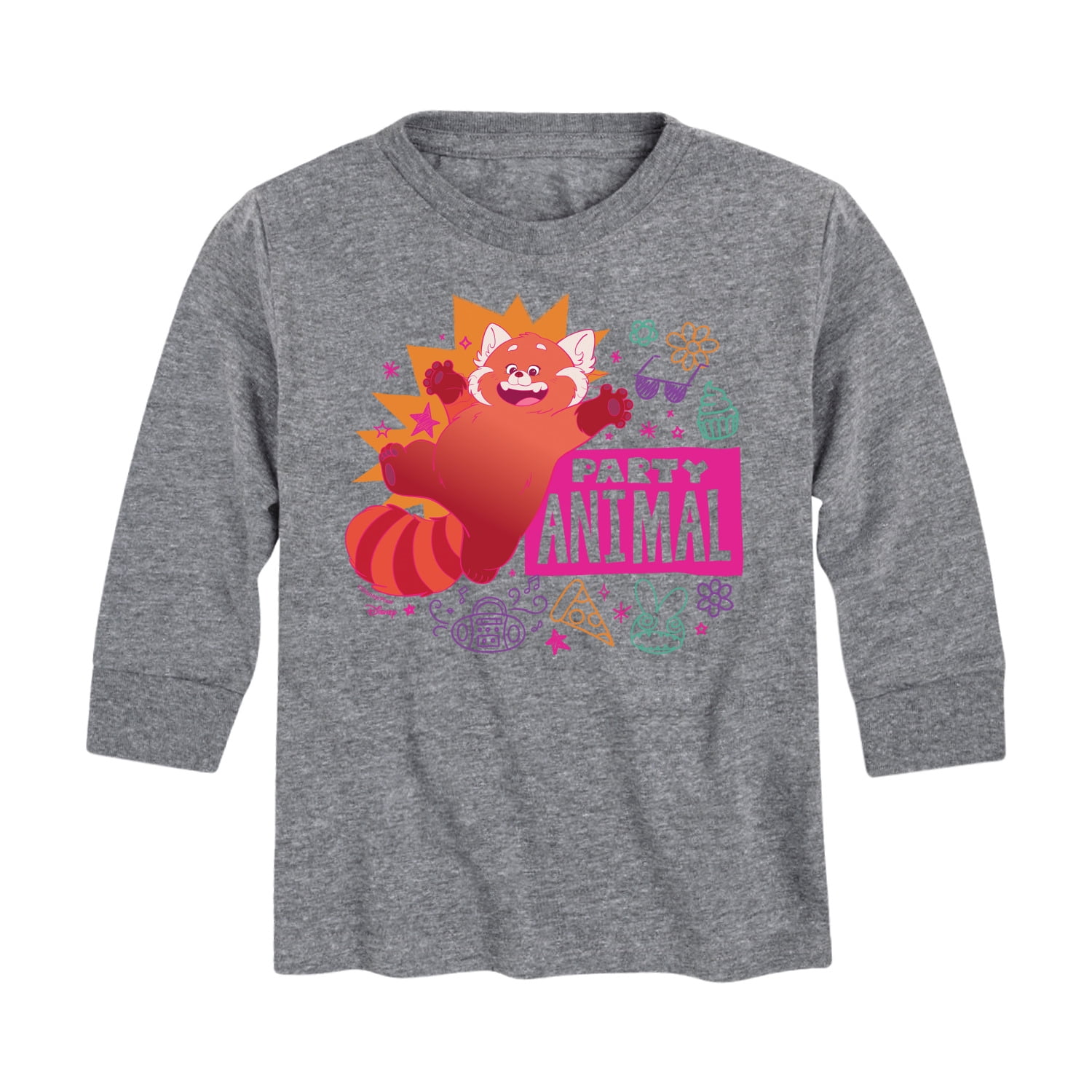 Turning Red - Party Animal - Youth Long Sleeve Graphic T-Shirt ...