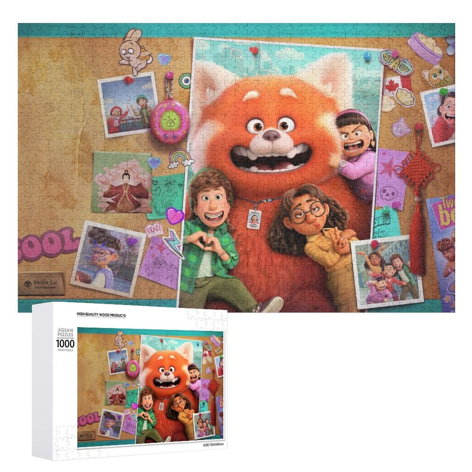Turning Red Puzzle Enthusiasts, 1000 PCS Jigsaw Puzzle - Walmart.com