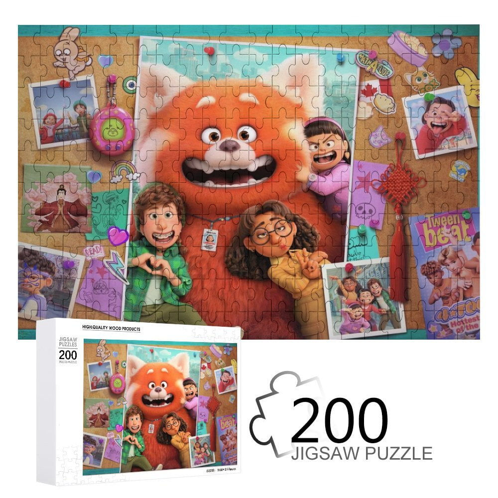 Turning Red Puzzle Enthusiasts, 200 PCS Jigsaw Puzzle - Walmart.com