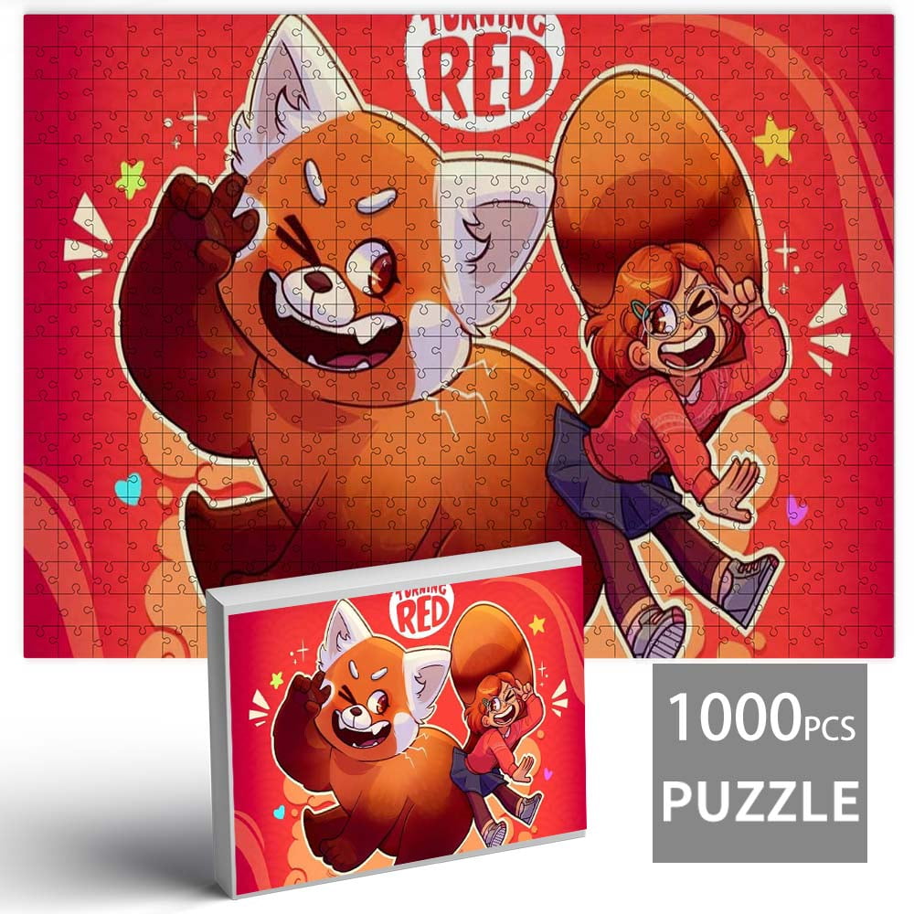 Turning Red Puzzles for Adults 1000 Pieces Jigsaw Challenging Game ...