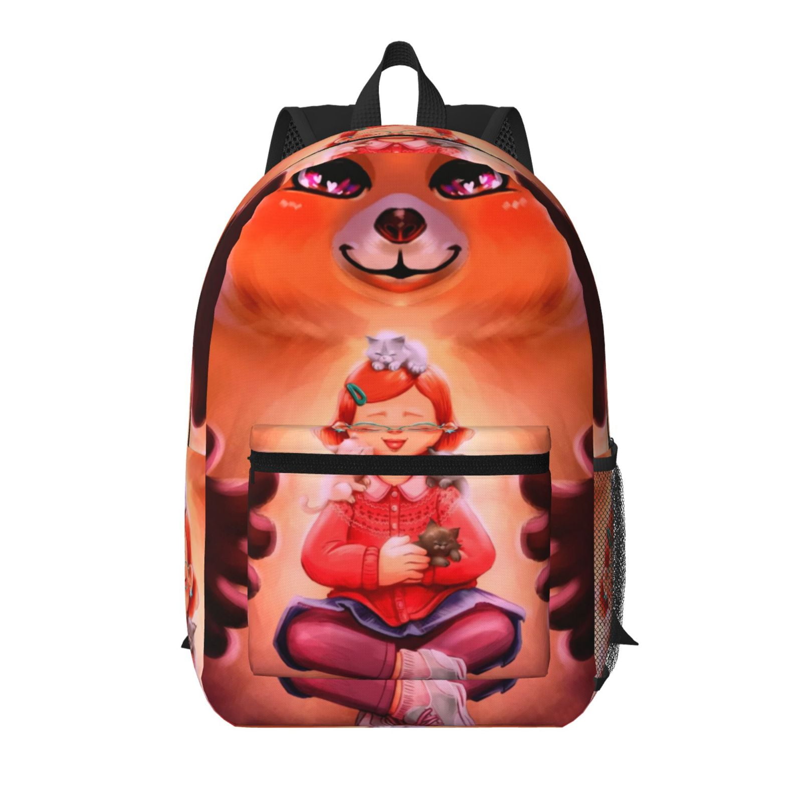 Turning Red Travel Laptop Backpack, Work College Hiking Waterproof ...